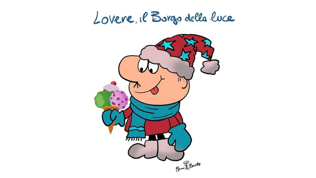 Lovere, il Natale del "Borgo della luce" con i cartoons di Bruno ...